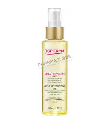 Topicrem Huile Ultra-Hydratante Sublimatrice 125 ml | Pharmaglobe.lu