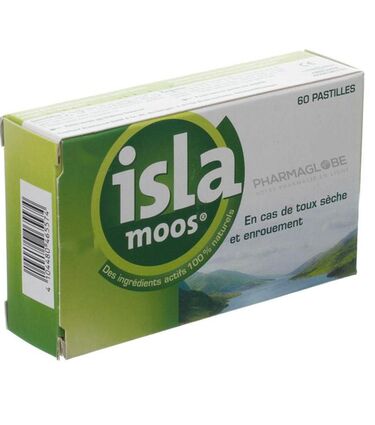 Isla Moos 60 Pastilles Toux | Pharmaglobe.lu