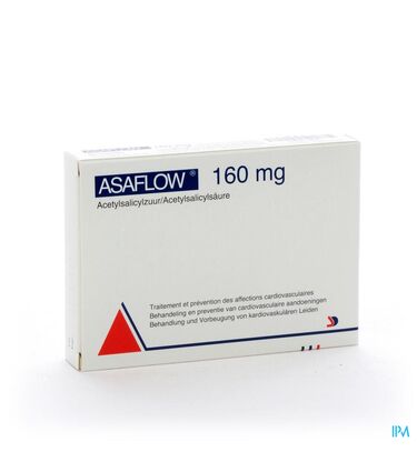 Asaflow 160 mg 56 Comprimés Antithrombotiques