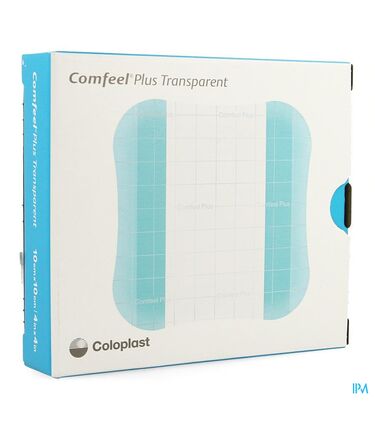 Comfeel Plus Transparent Pansement Hydrocolloïde 10*10 cm | Pharmaglobe.lu
