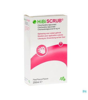 Hibiscrub Solution pour Application Cutanée Flacon 250 ml