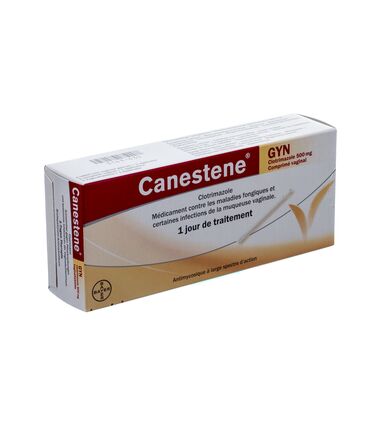 Canestene Gyn 500 mg Clotrimazole 1 Comprimé Vaginal