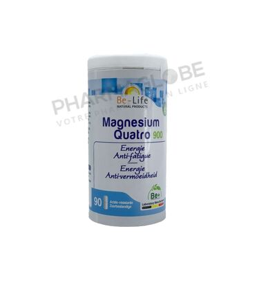 Magnesium Quatro 900 90 Gélules Biolife/Be-Life | Pharmaglobe.lu