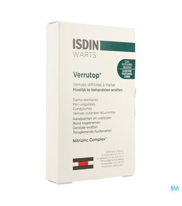 ISDIN Verrutop Verrues 4 Ampoules| Pharmaglobe.lu